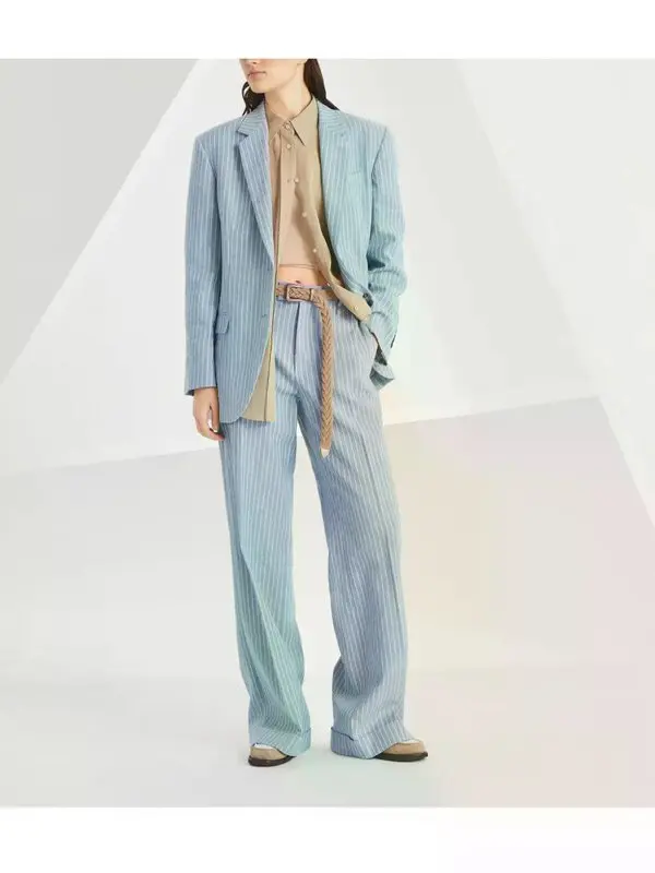 Brunello Cucinelli Monili-detail Twill Blazer