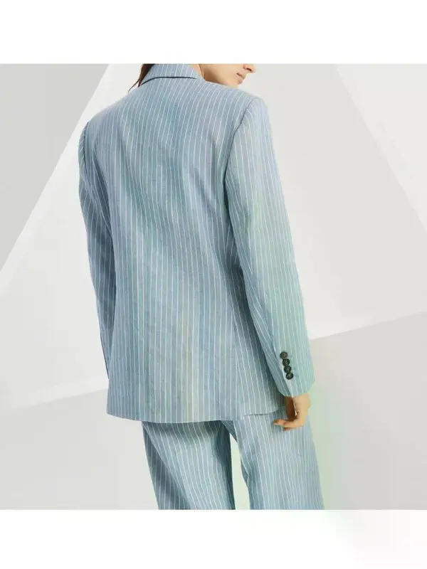 Brunello Cucinelli Monili-detail Twill Blazer