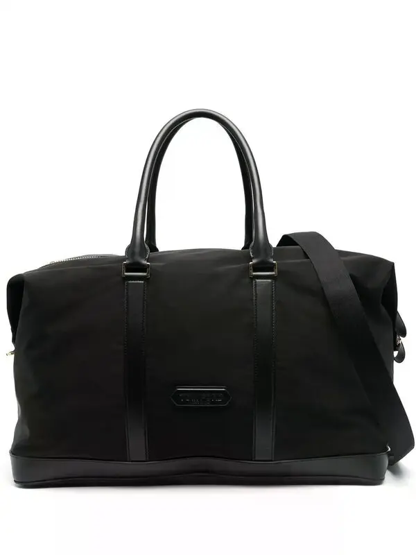 TOM FORD Logo-patch Holdall Bag - Black