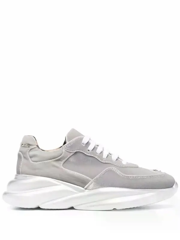 Philipp Plein Velvet Runner Metallic-effect Sneakers