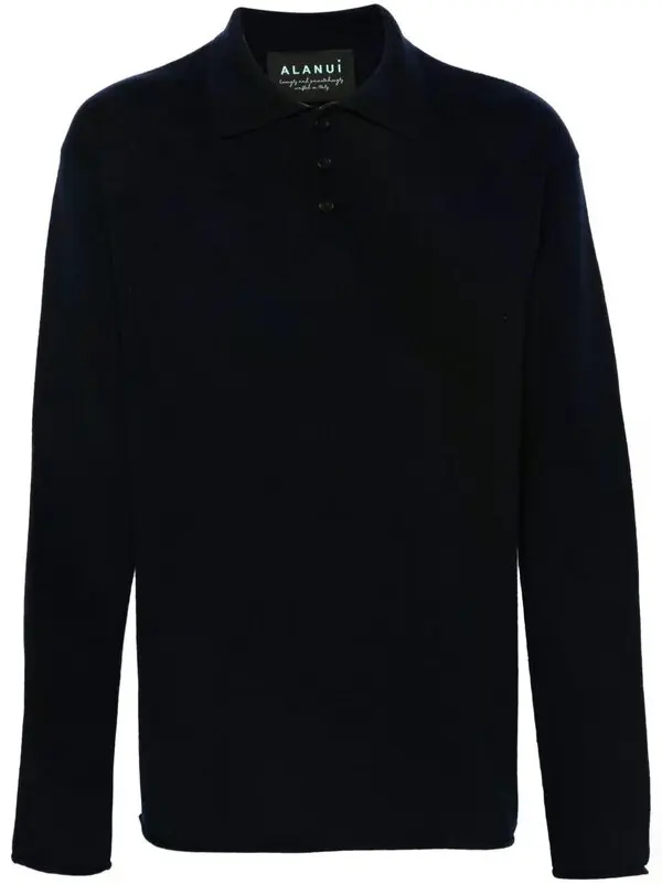 Alanui Finest Ribbed Polo Top