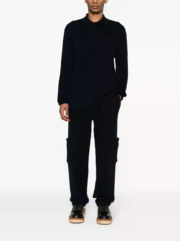 Alanui Finest Ribbed Polo Top