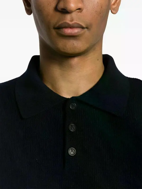 Alanui Finest Ribbed Polo Top