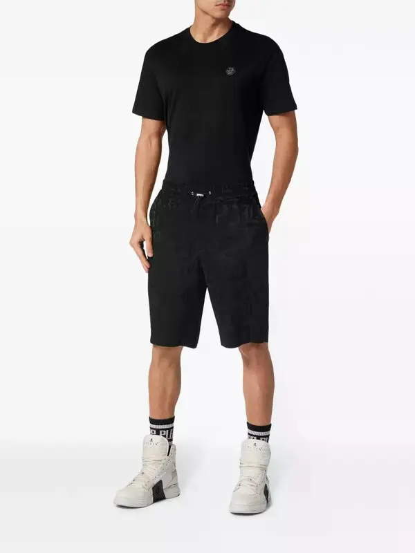 Philipp Plein Monogram-jacquard Bermuda Shorts