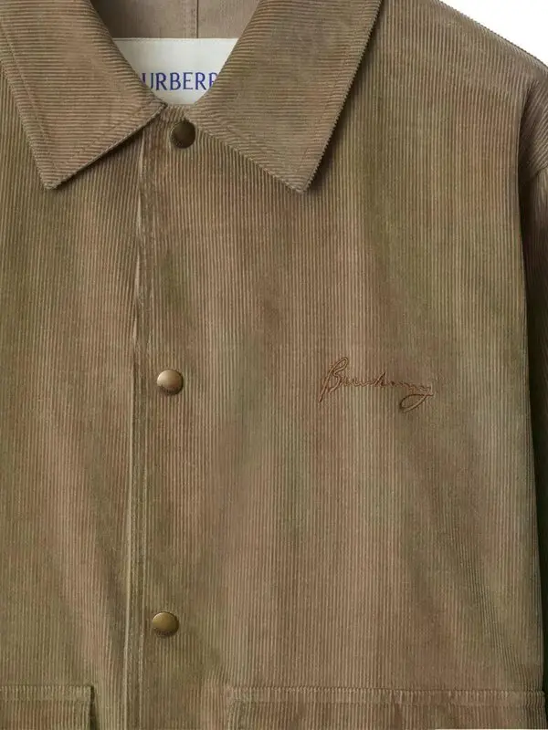 Burberry Corduroy Shirt Jacket