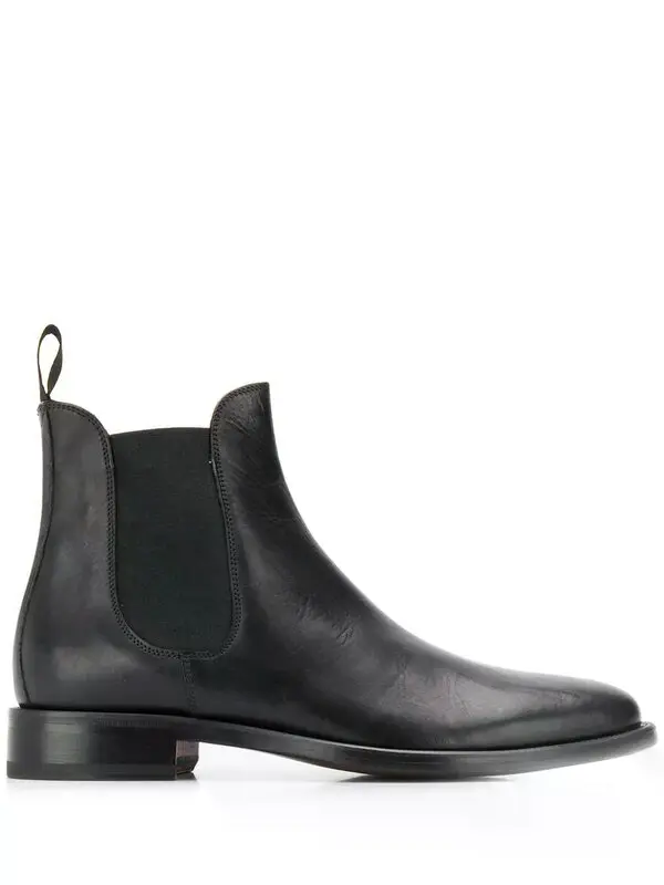 SCAROSSO Leather Chelsea Boots