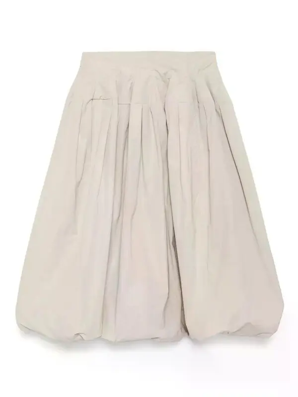 Toga Shrink Twill Skirt - Neutrals