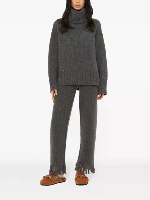 Alanui Logo-tag Roll-neck Jumper