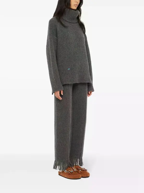 Alanui Logo-tag Roll-neck Jumper