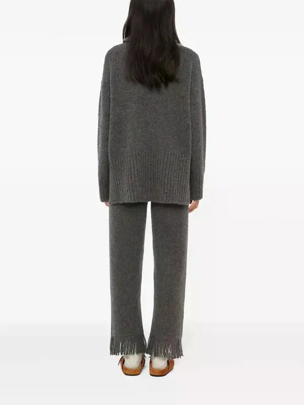 Alanui Logo-tag Roll-neck Jumper