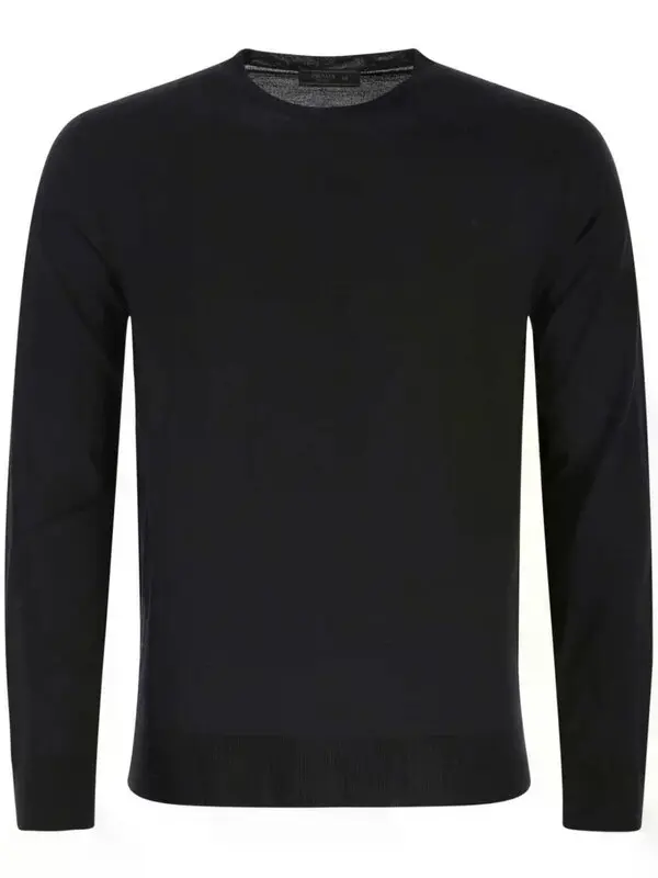 Prada Crew-neck Wool Jumper - Blue