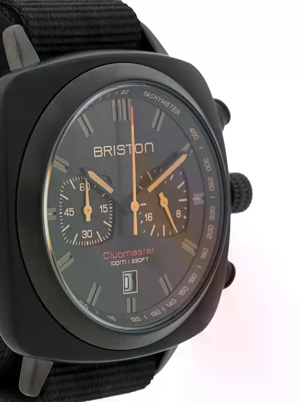BRISTON Clubmaster Sport Chronograph Watch - Black