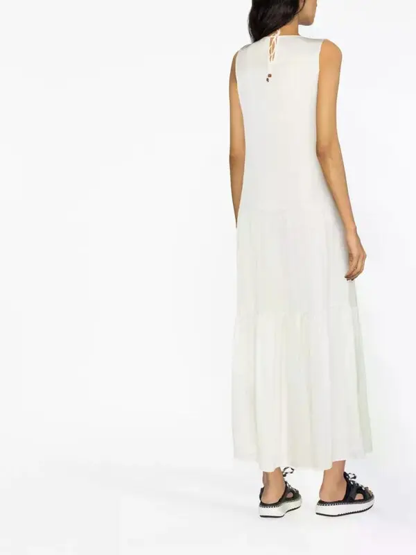 Lorena Antoniazzi V-neck Sleeveless Maxi Dress