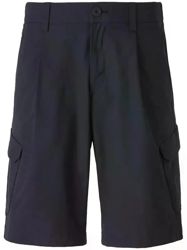 Herno Pleated Shorts - Blue