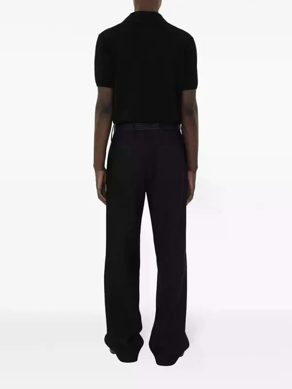Burberry Short-sleeve Wool Polo Shirt