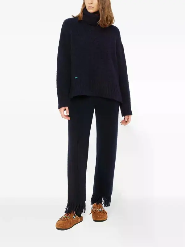 Alanui Logo-plaque Knitted Jumper