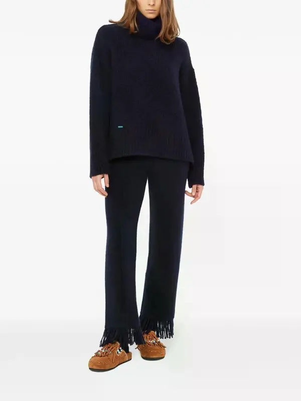 Alanui Logo-plaque Knitted Jumper