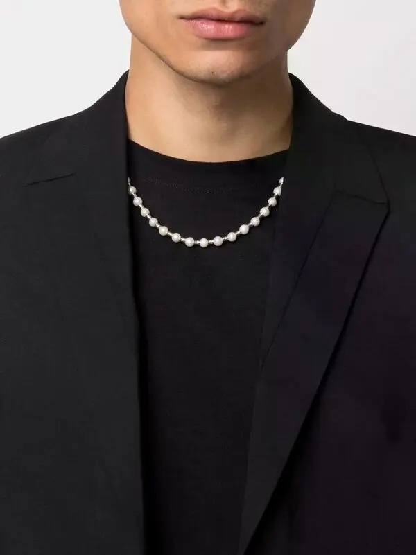 Emanuele Bicocchi Bead-embellished Pearl Necklace