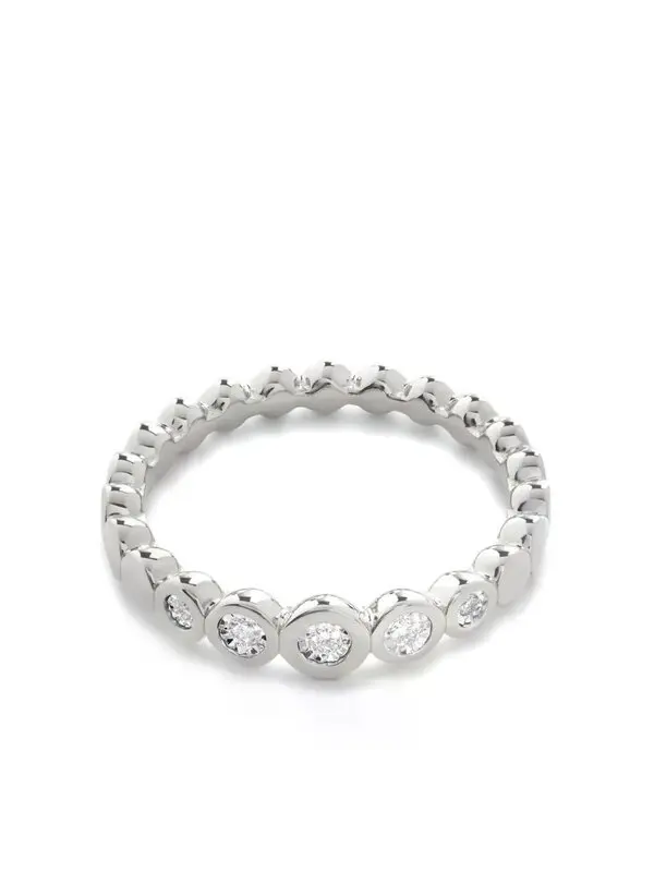 Monica Vinader Graduated Half Eternity Ring