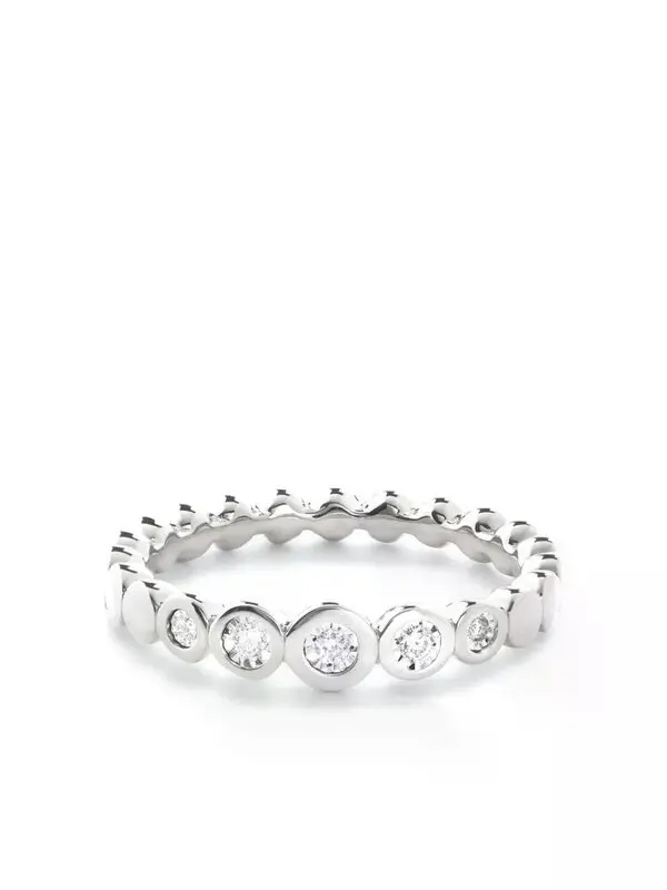 Monica Vinader Graduated Half Eternity Ring