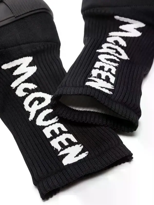 Alexander McQueen Tread Sock-style Boots - Black