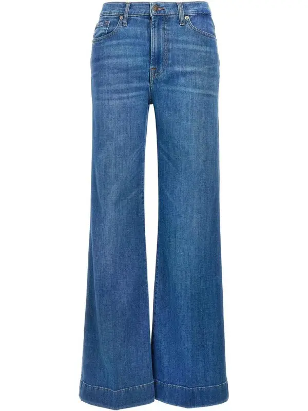 7 For All Mankind Modern Dojo Flared Jeans - Blue