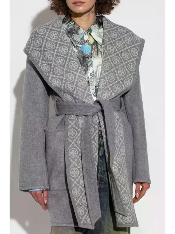Tory Burch Monogram-lining Coat