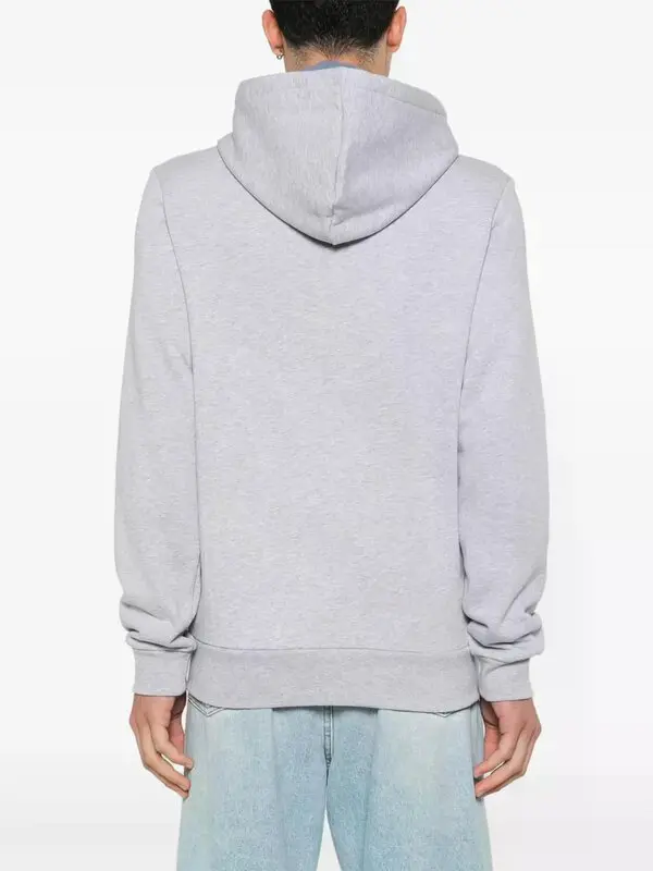 Lacoste Logo-patch Hoodie - Grey