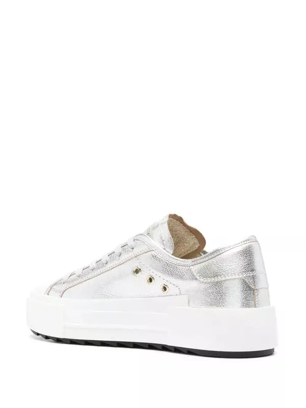 Philippe Model Tone Calf Leather Sneakers - Silver
