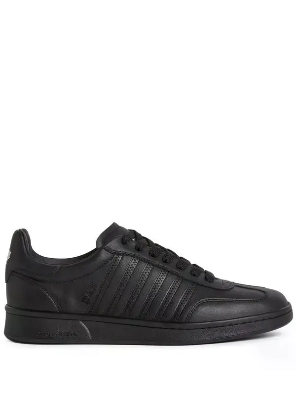 Dsquared2 Boxer Leather Sneakers - Black