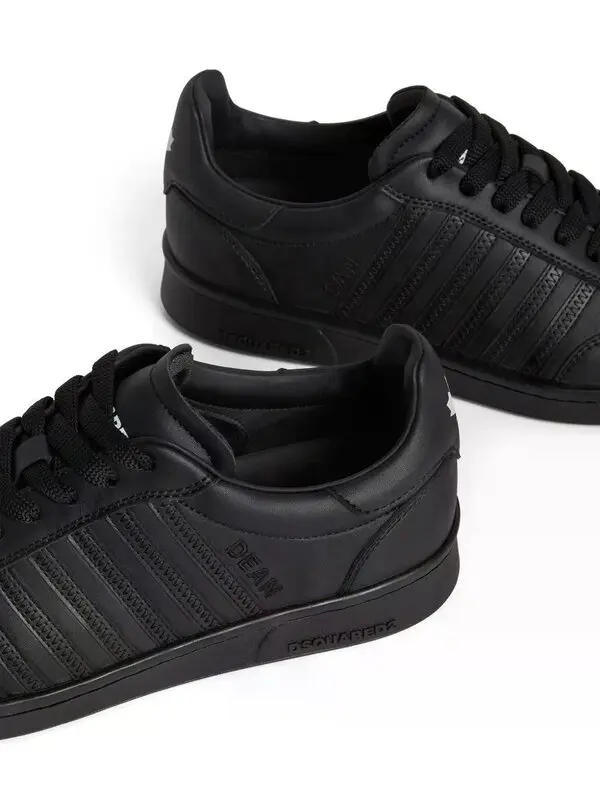 Dsquared2 Boxer Leather Sneakers - Black