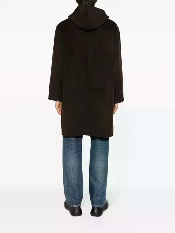 Études Studio Temple Logo-patch Hooded Coat