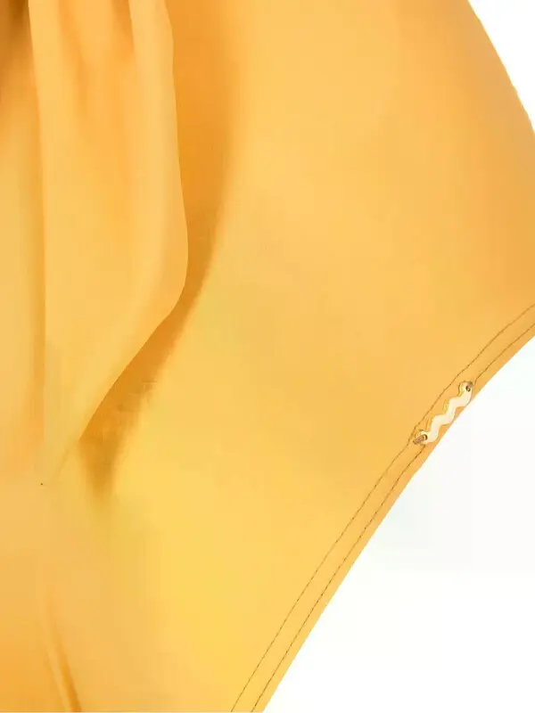 AMIR SLAMA Draped Bandeau One-piece