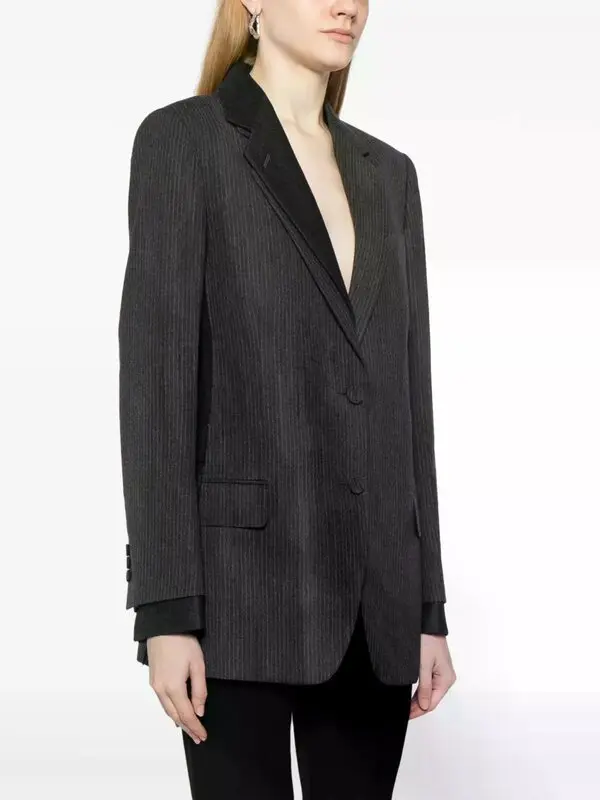 Fendi Pinstripe Wool Blazer