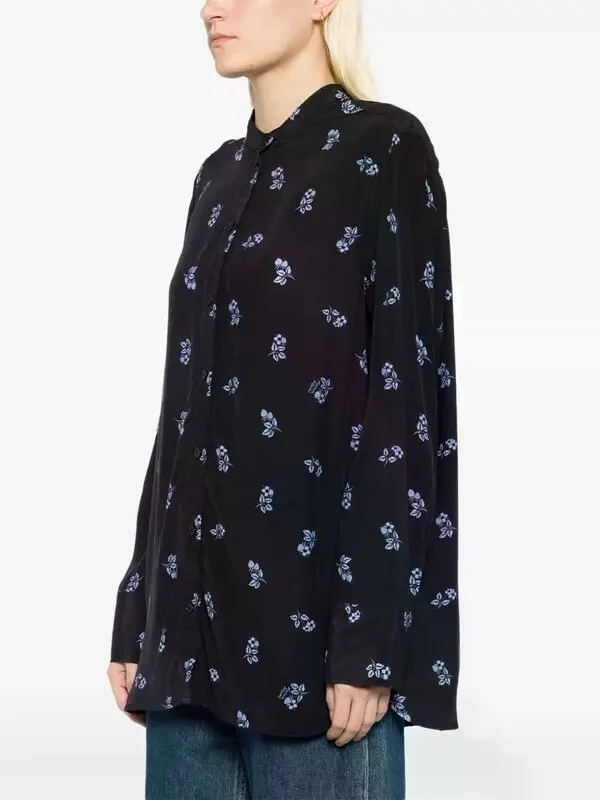 Maison Kitsuné Stand Collar Shirt