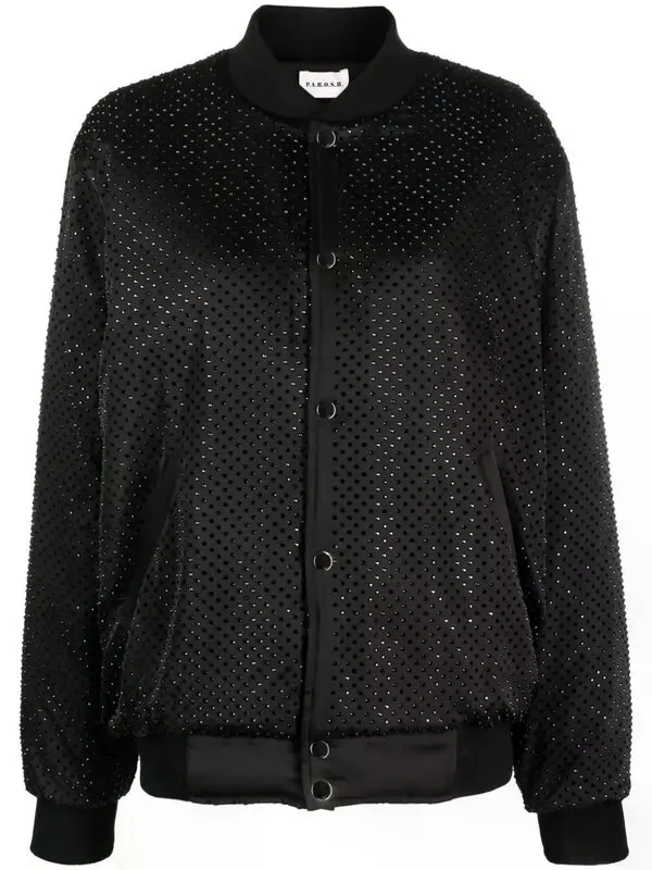 P.a.r.o.s.h Crystal-embellished Bomber Jacket