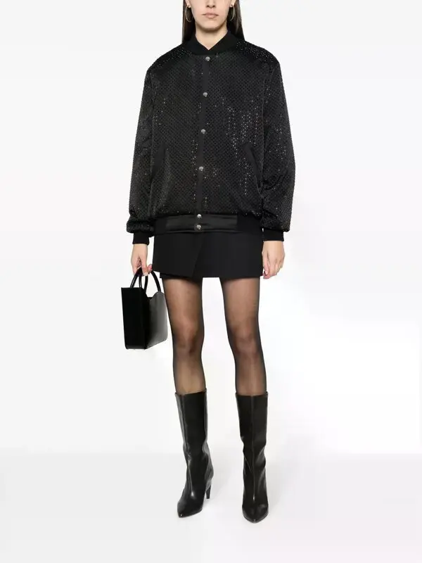 P.a.r.o.s.h Crystal-embellished Bomber Jacket