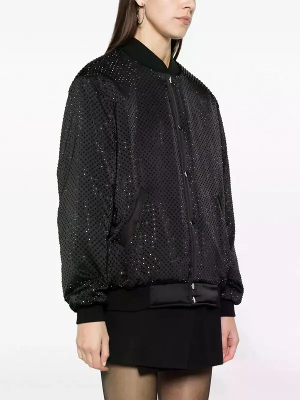 P.a.r.o.s.h Crystal-embellished Bomber Jacket