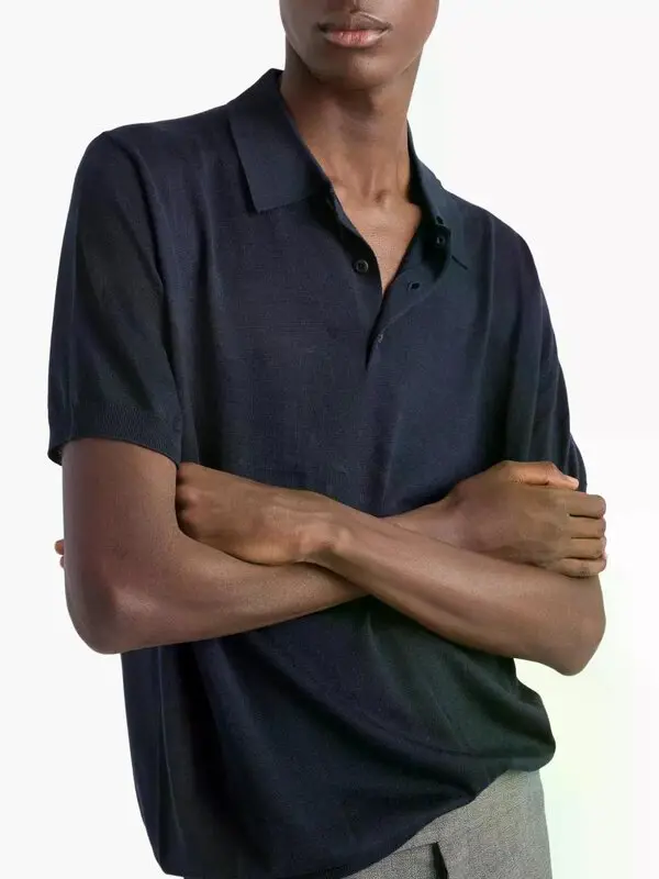 Prada Knitted Polo Shirt