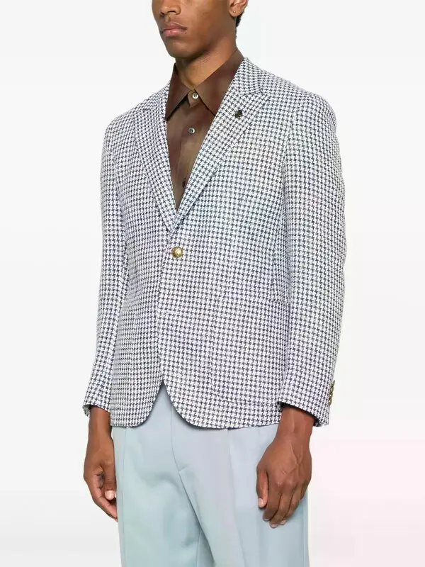 GABRIELE PASINI Tweed Blazer - White
