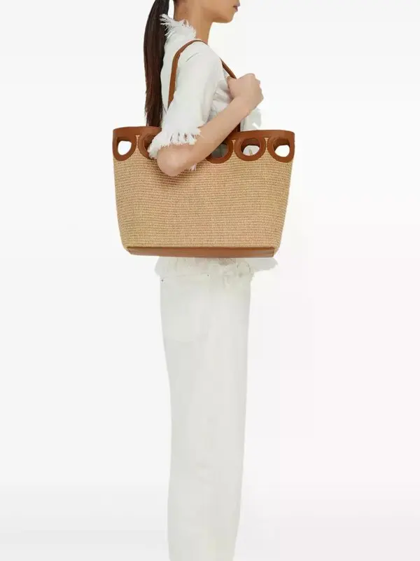FERRAGAMO Raffia Tote Bag