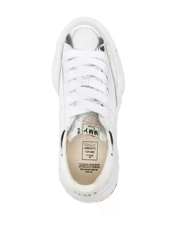 Mihara Yasuhiro Charles Lace-up Sneakers - Metallic