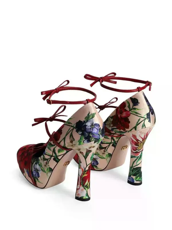 Dolce & Gabbana Floral-print Pumps