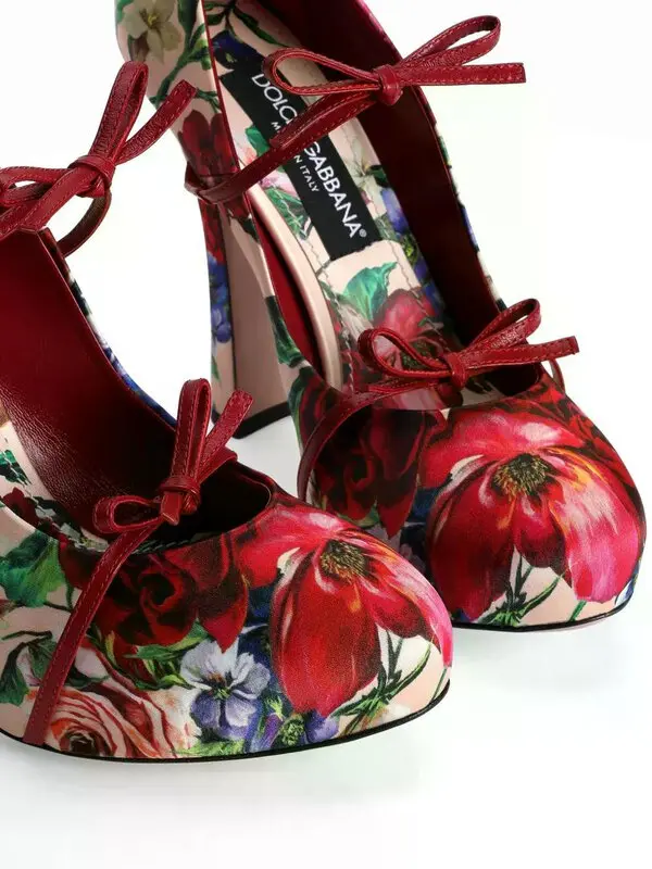 Dolce & Gabbana Floral-print Pumps