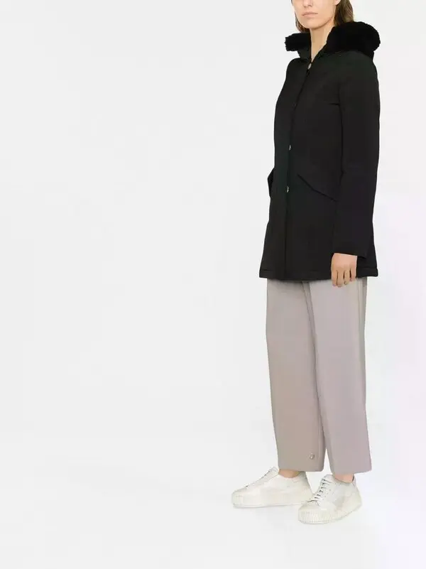 Woolrich Arctic Parka With Goat Fur Trim
