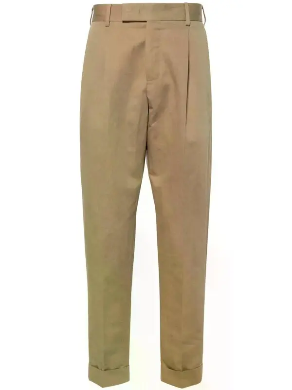 PT TORINO Mid-rise Tapered Trousers
