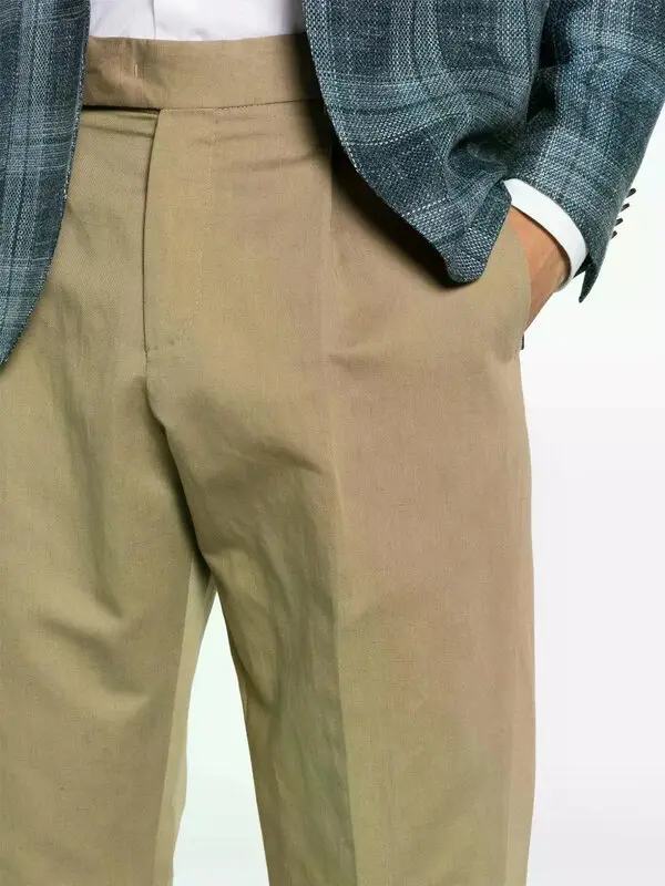 PT TORINO Mid-rise Tapered Trousers