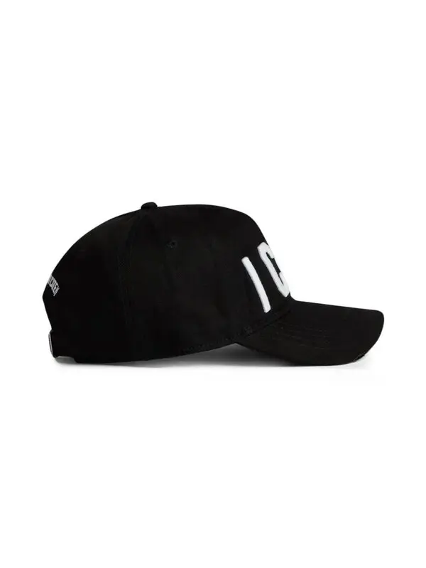 Dsquared2 Logo-embroidered Baseball Cap - Black