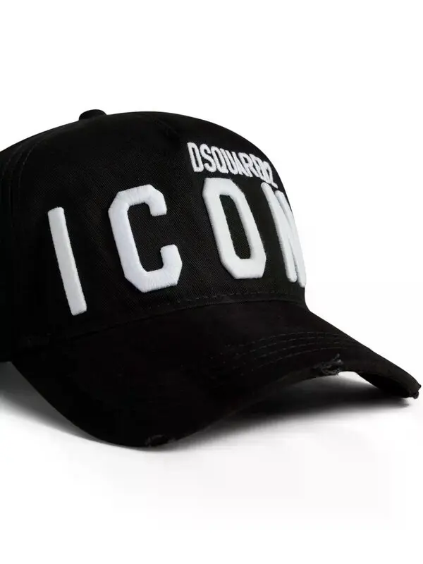 Dsquared2 Logo-embroidered Baseball Cap - Black