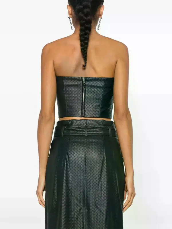 ROTATE BY BIRGER CHRISTENSEN Braided Strapless Top